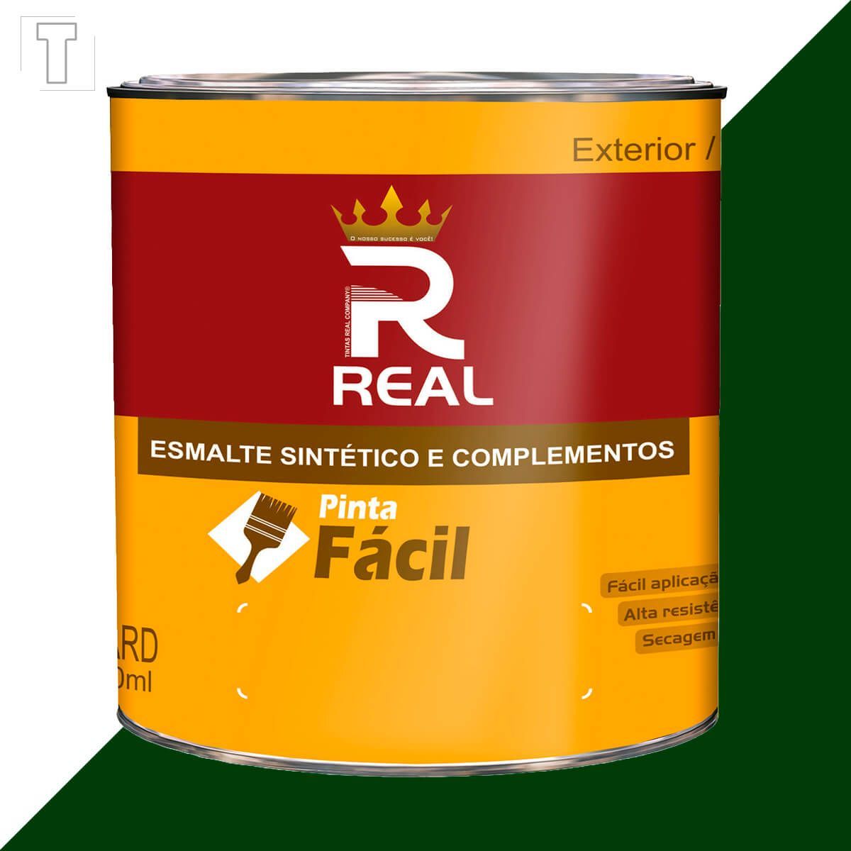 TINTA ESMALTE SINTETICO REAL 900ML VERDE COLONIAL STANDARD