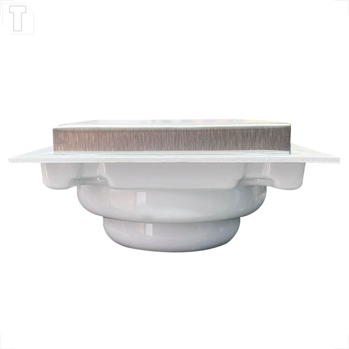 RALO SECA PISO RM 10X10CM TAMPA INOX