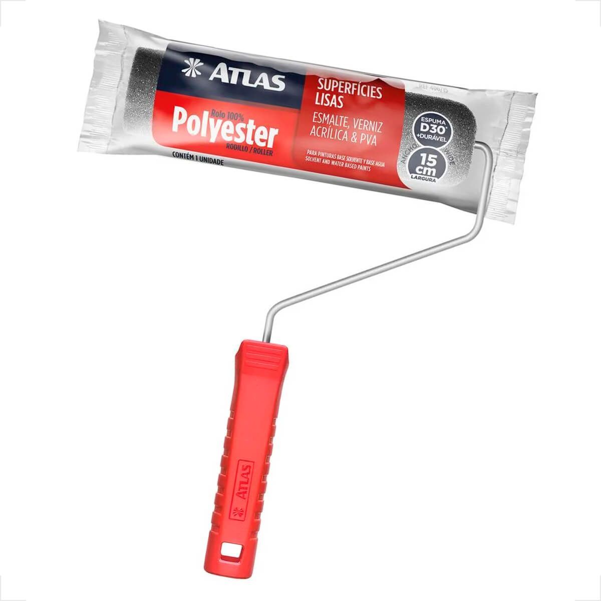 ROLO ATLAS ESPUMA 15CM C/CABO 406/15
