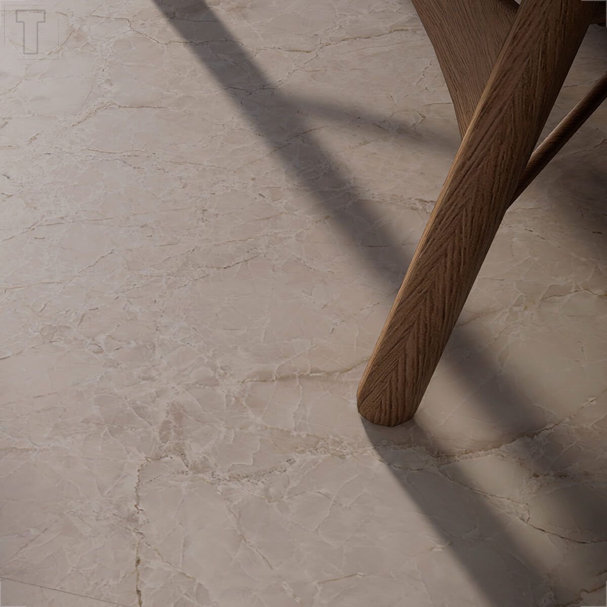 PORCELANATO VILLAGRES 108X108 RETIFICADO ACETINADO FENZI 108031A