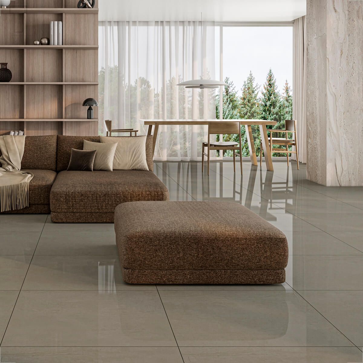 PISO LUME 75X75 RETIFICADO POLIDO BRISTOL ACERO