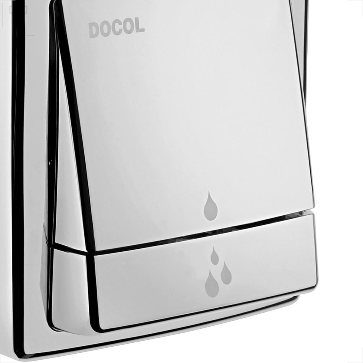 ACABAMENTO VALVULA DOCOL SQUARE SALVAGUA CROMADO 00449506