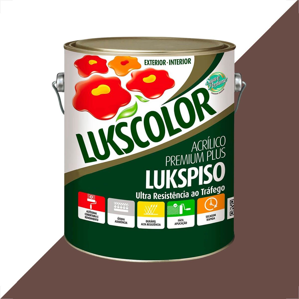 TINTA PISO LUKSPISO MARROM 3600ML