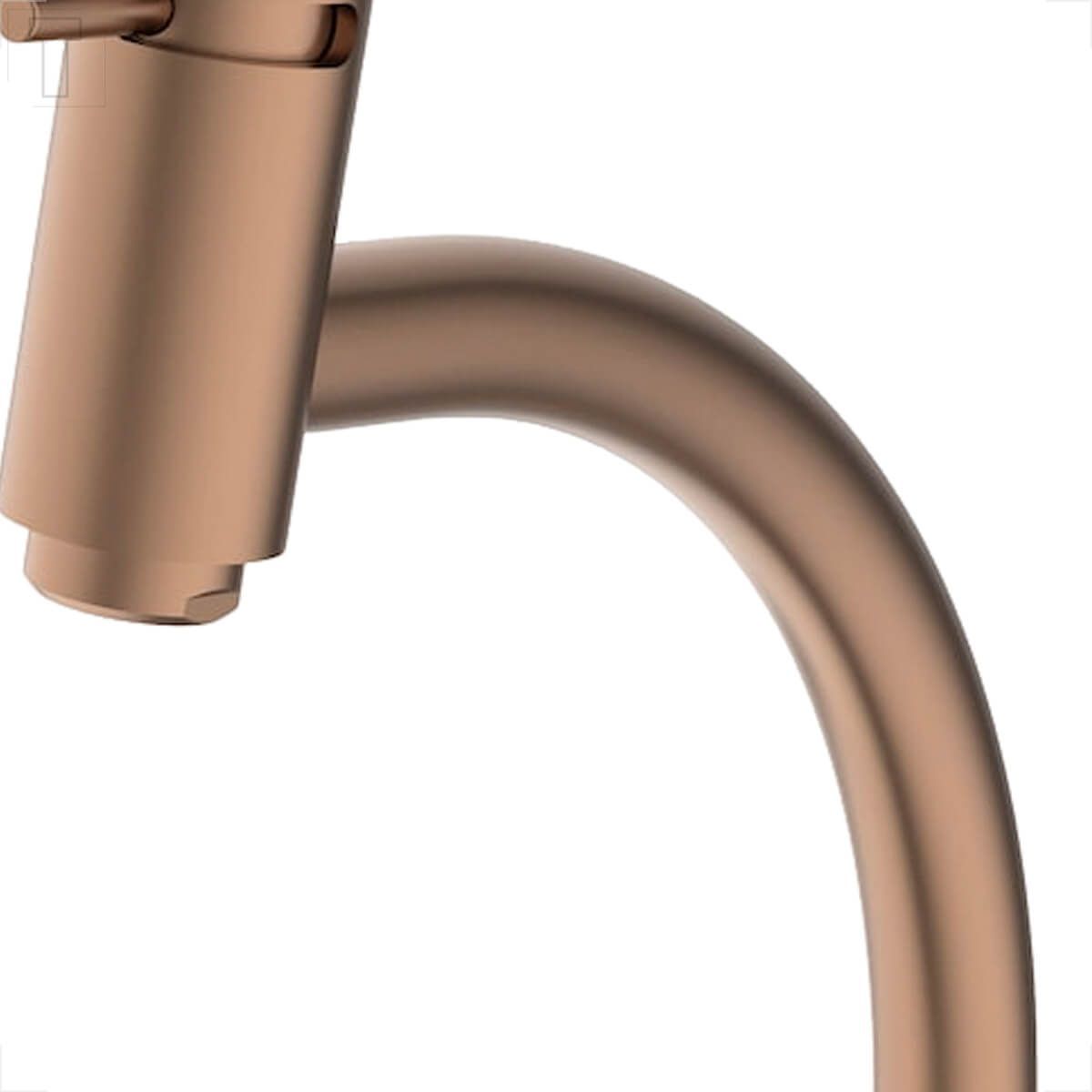 TORNEIRA CELITE LAVATORIO MESA BICA ALTA BASIC ROSE GOLD MATTE B5045C7R2B