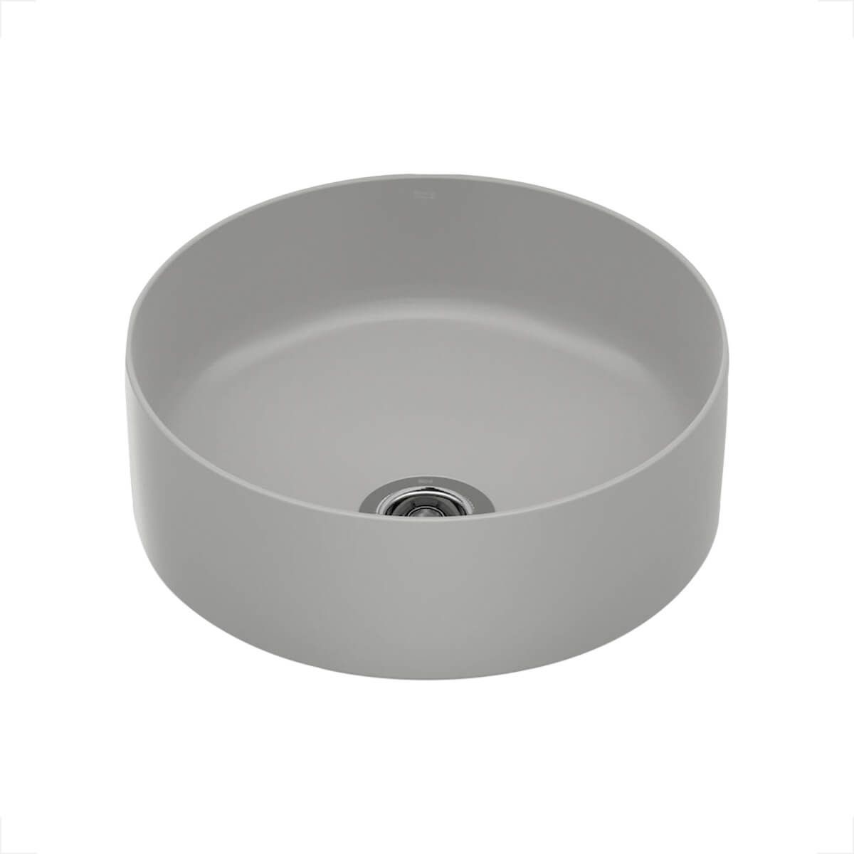 CUBA ROCA DE APOIO INSPIRA ROUND STONE REDONDA 370X370 VALVULA 7/8 ...