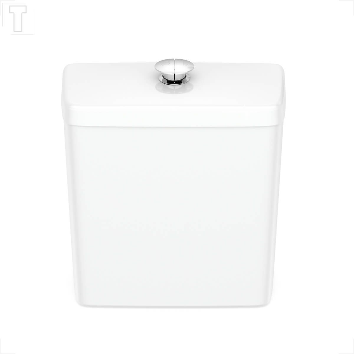 CAIXA PARA ACOPLAR ROCA DEBBA DUPLO BOTAO ACIONAMENTO ELEVADO BRANCA ...