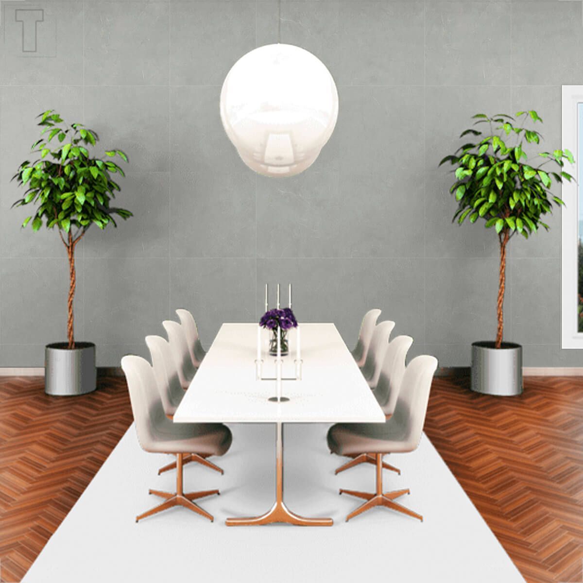 PORCELANATO DELTA 84X84 RETIFICADO ACETINADO GRANADA LIGHT GRAY 2770-A