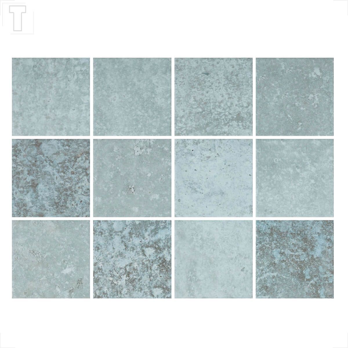 REVESTIMENTO ELIANE 10X10 BOLD JAVA MAR MESH BRILHO 8042259