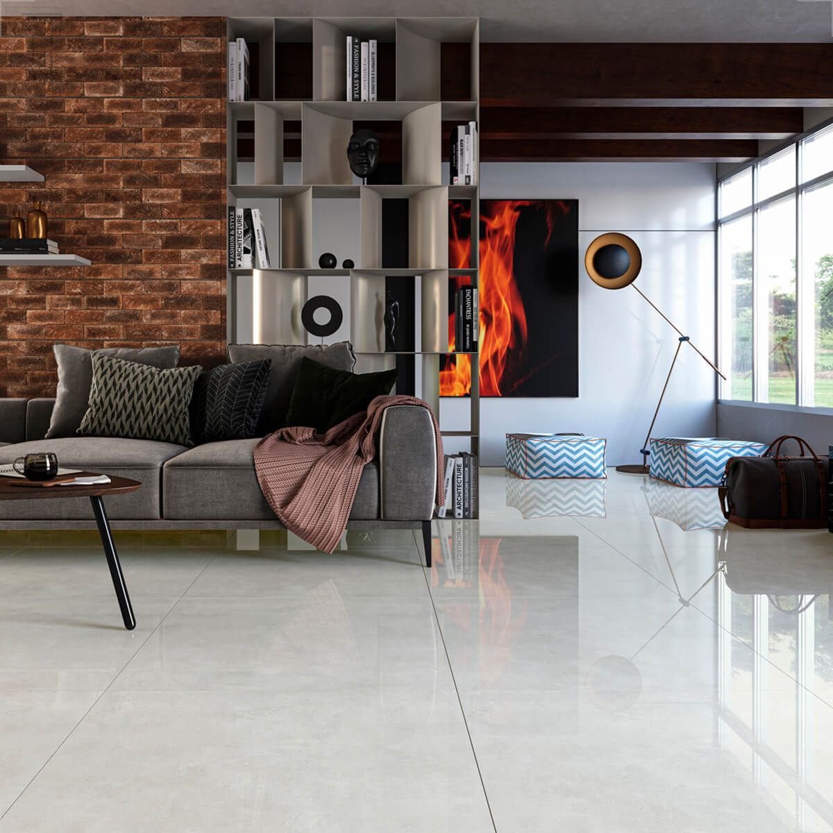 PISO LUME 85X85 RETIFICADO POLIDO MANHATTAN