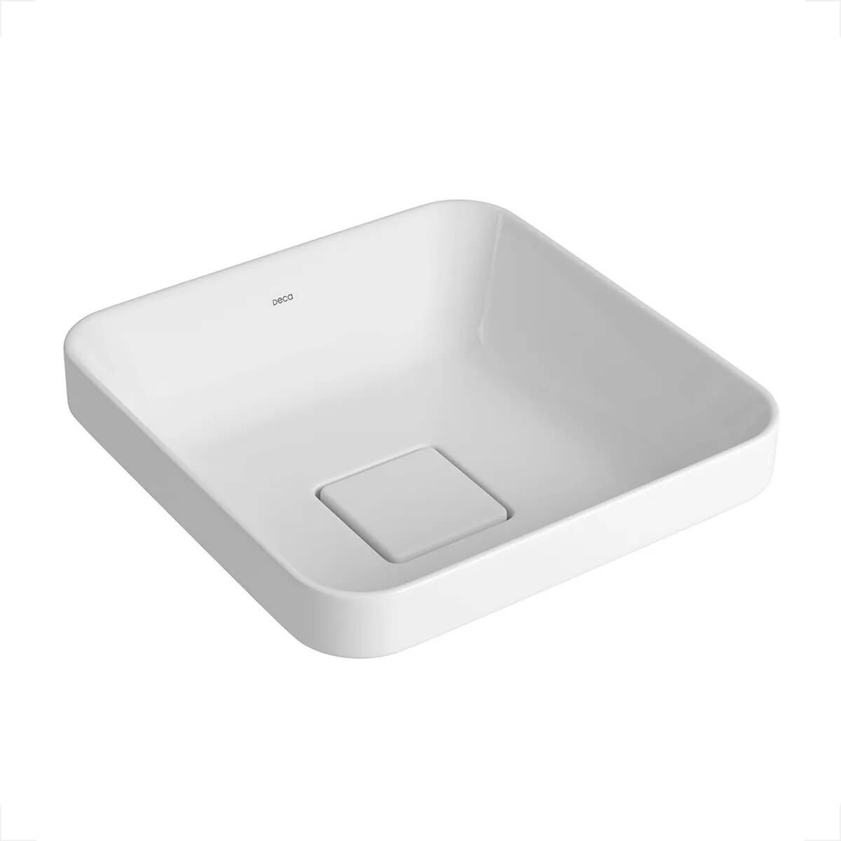 CUBA DECA SOBREPOR QUADRADA L.21030.17 BRANCO GELO 30CM