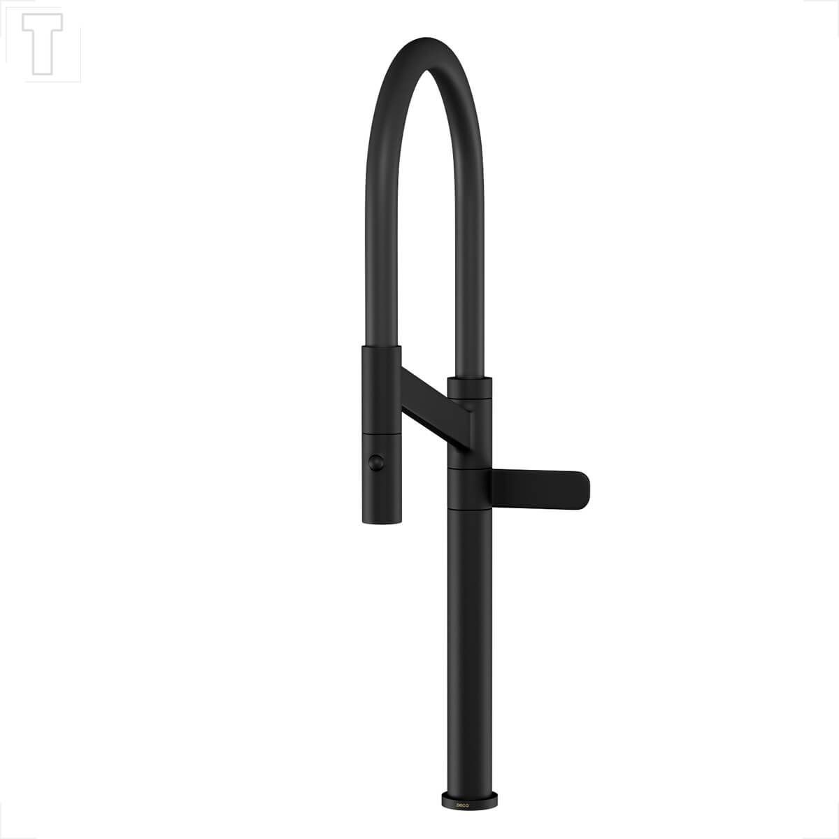 TORNEIRA PARA COZINHA MESA DECA COLORE 1189.BL.MT.PT BICA ALTA BLACK ...