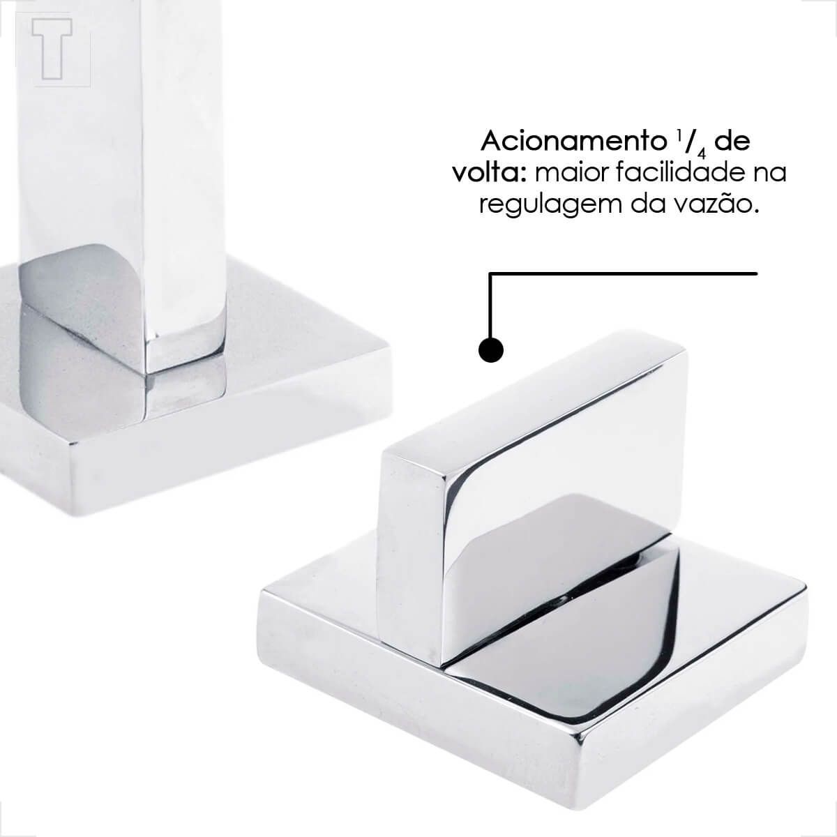 TORNEIRA PARA BANHEIRO MESA DECA DREAM 1191.C87 BICA ALTA CROMADO