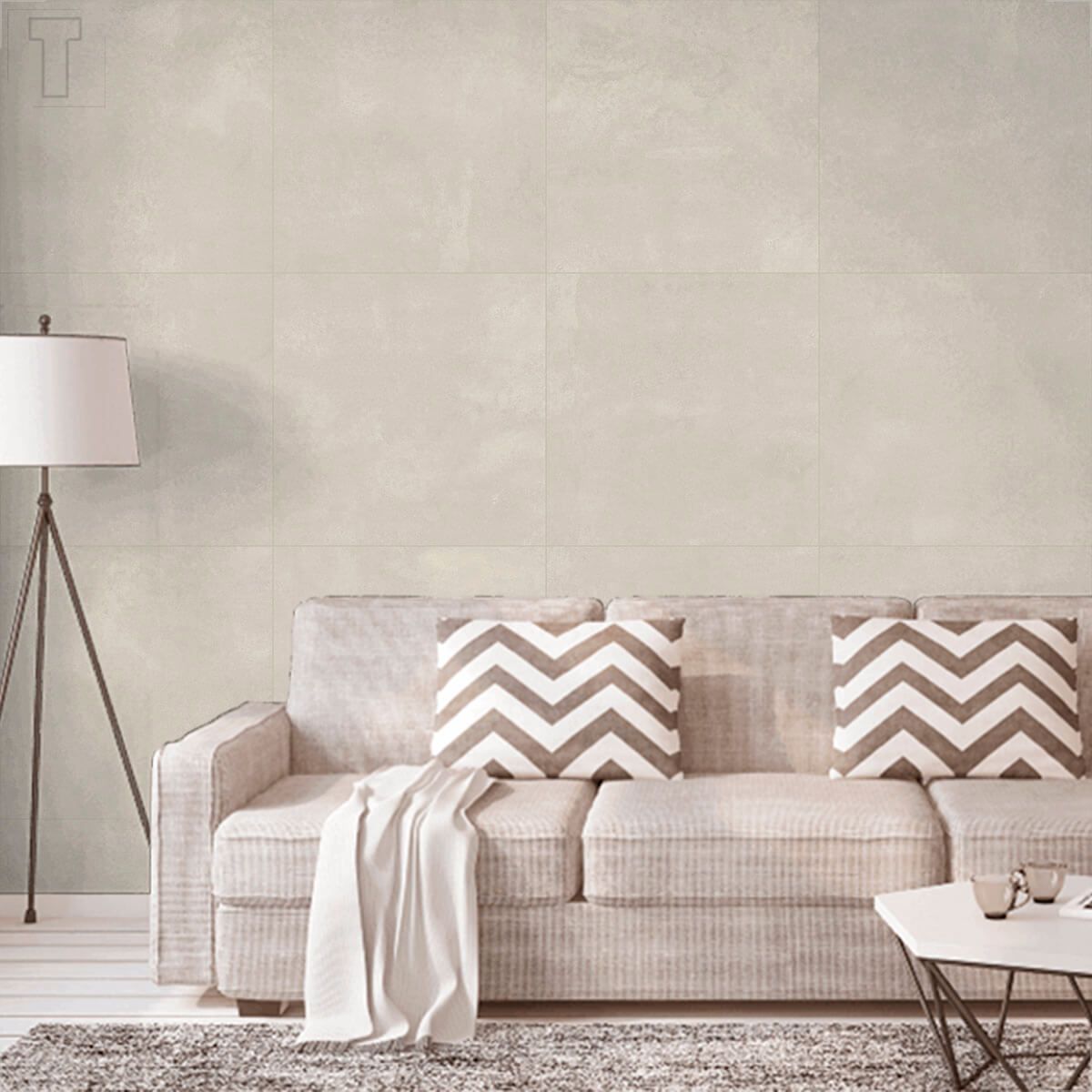 PORCELANATO DELTA 90X90 RETIFICADO POLIDO OBELISCO AVENA 2922-A