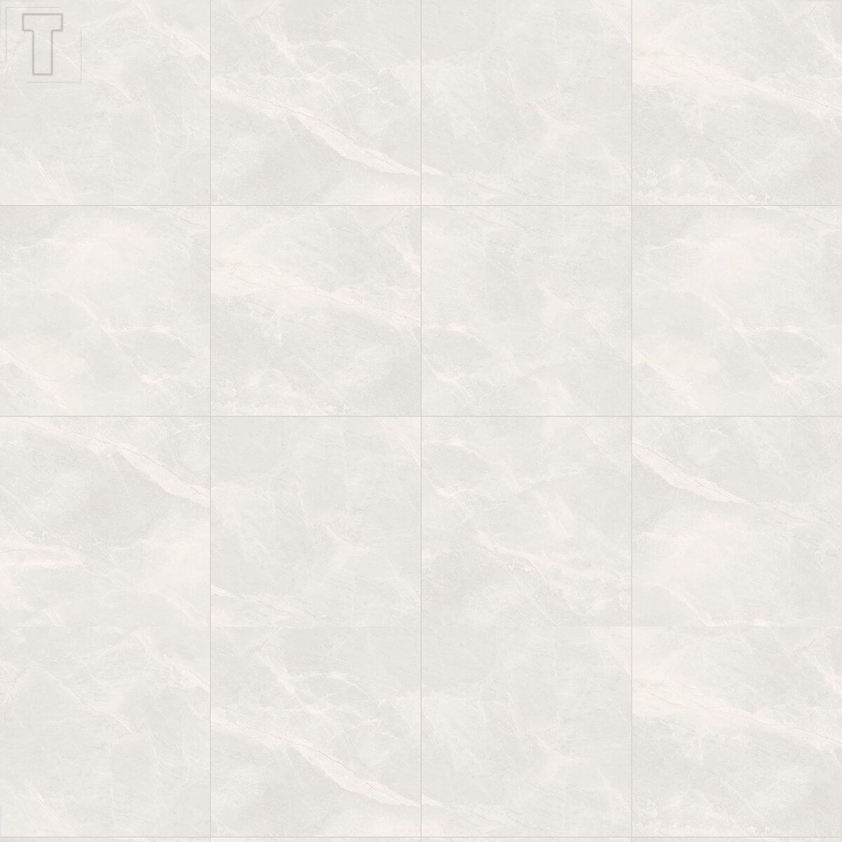 PORCELANATO DELTA 72X72 RETIFICADO ACETINADO FUJI OFF WHITE 3070-A